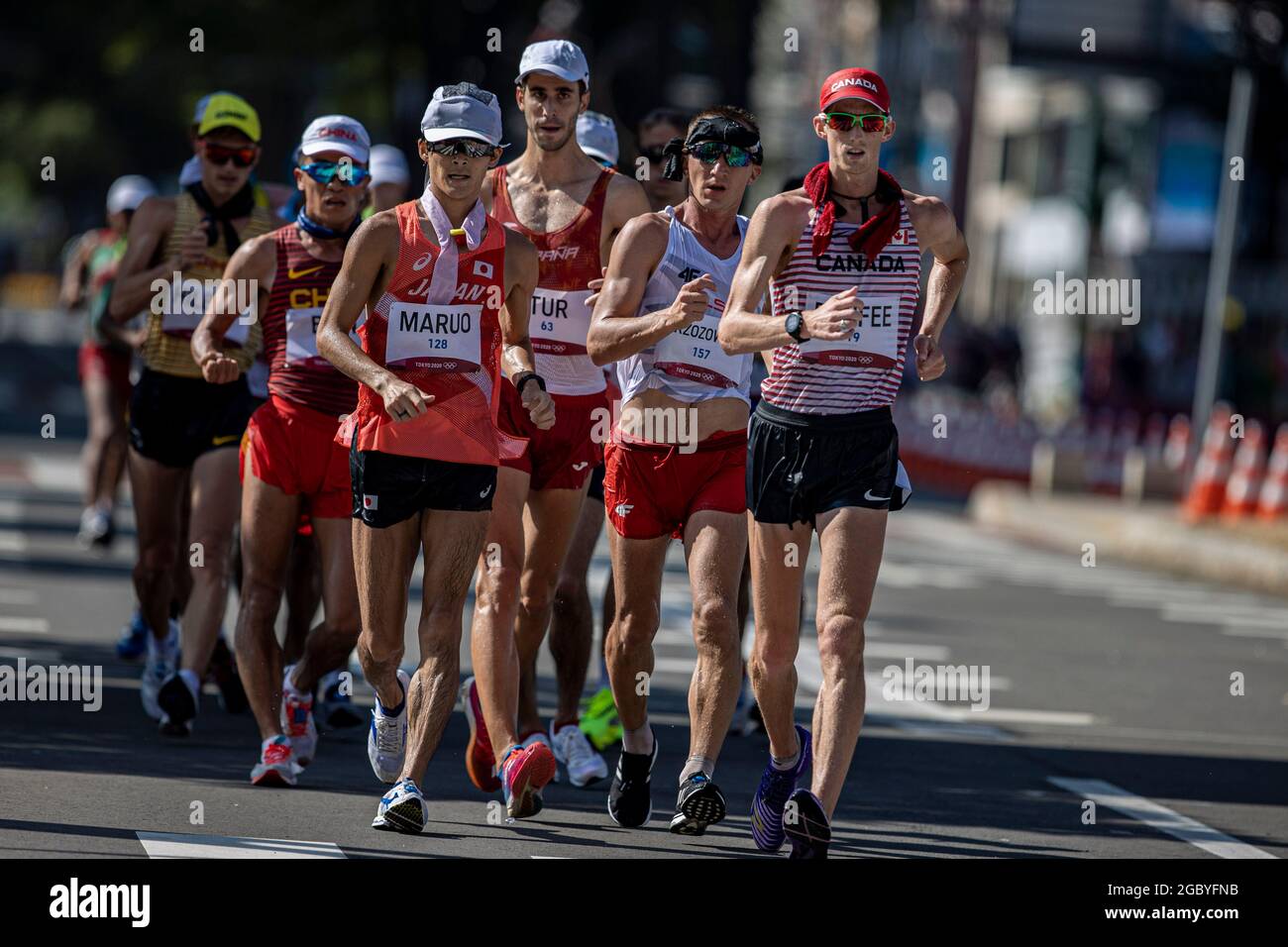 Hokkaido, Japan. 6th Aug, 2021. Satoshi Maruo (JPN), Evan Dunfee (CAN ...