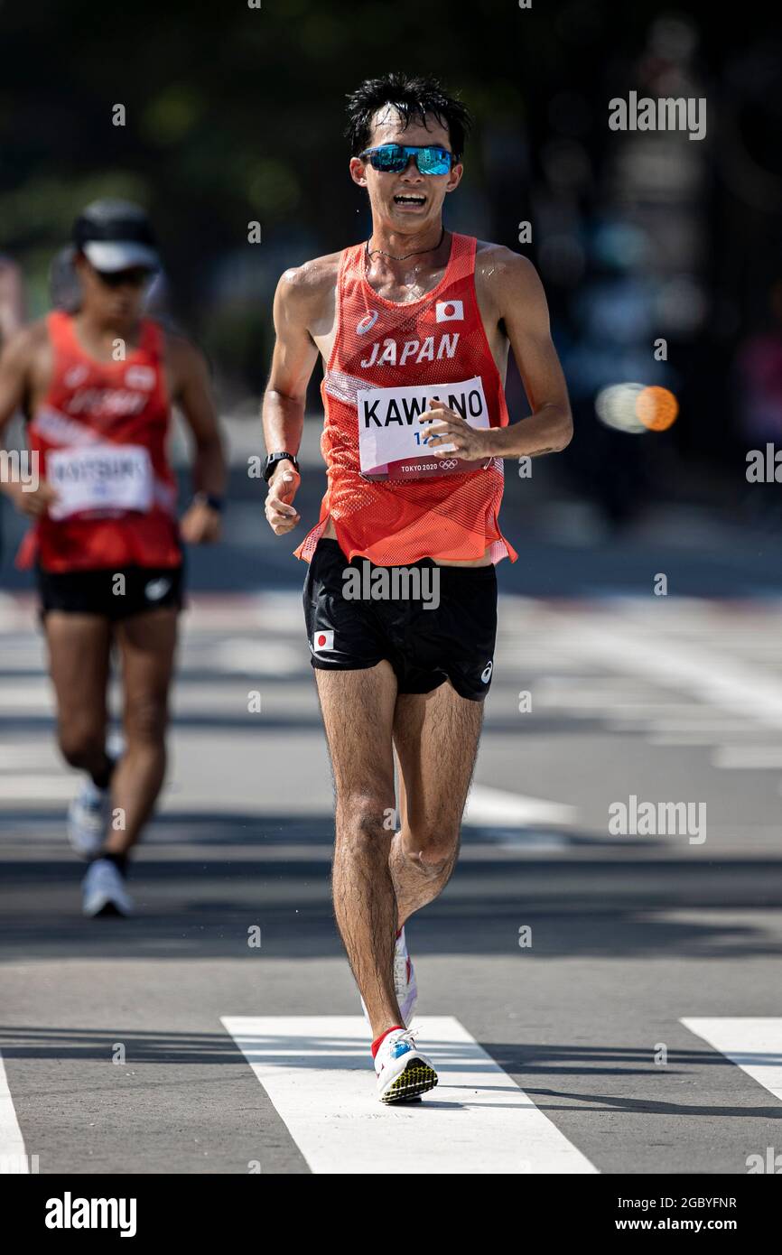 Hokkaido, Japan. 6th Aug, 2021. Masatora Kawano (JPN) Race Walk : Men's ...