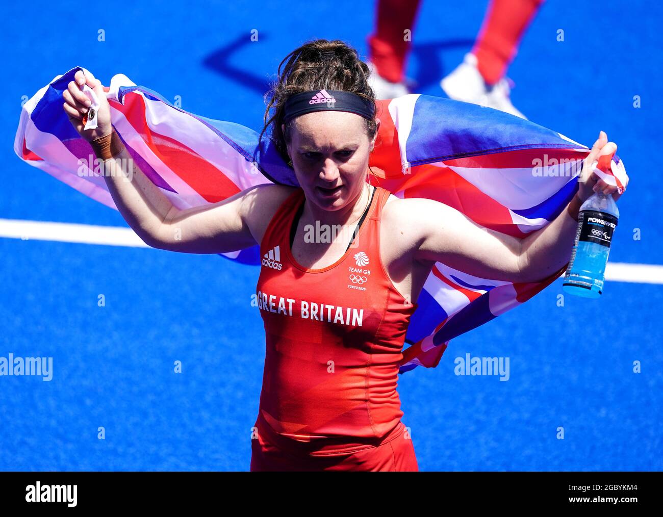 Great Britain's Laura Unsworth celebrates winning bronze in the Women's ...
