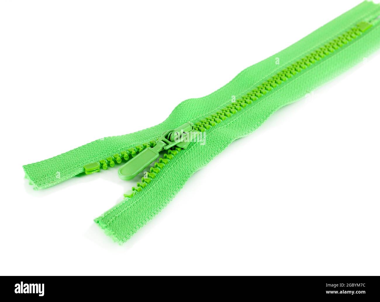 Zipper isolated on white Stock Photo - Alamy