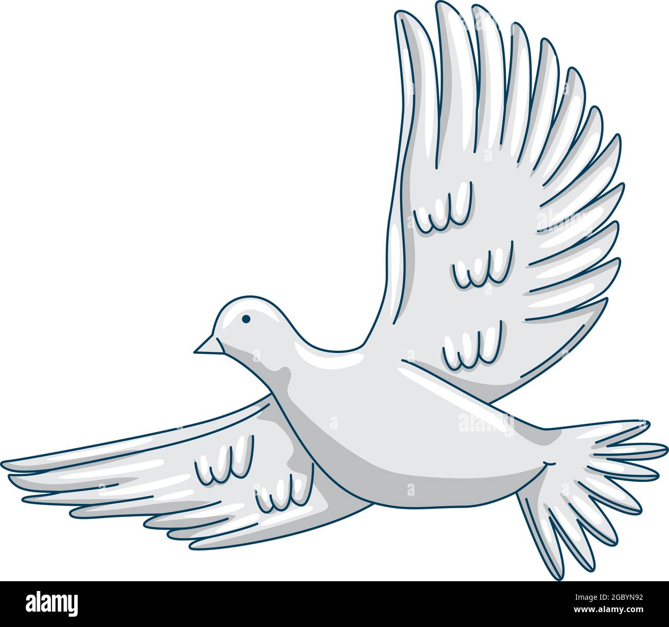 dove animal flying Stock Vector Image & Art - Alamy