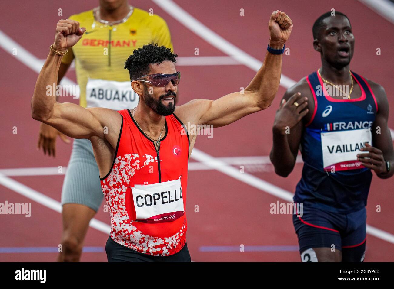 TOKYO, JAPAN - AUGUST 1: Yasmani Copello of Turkey competing on Men's ...
