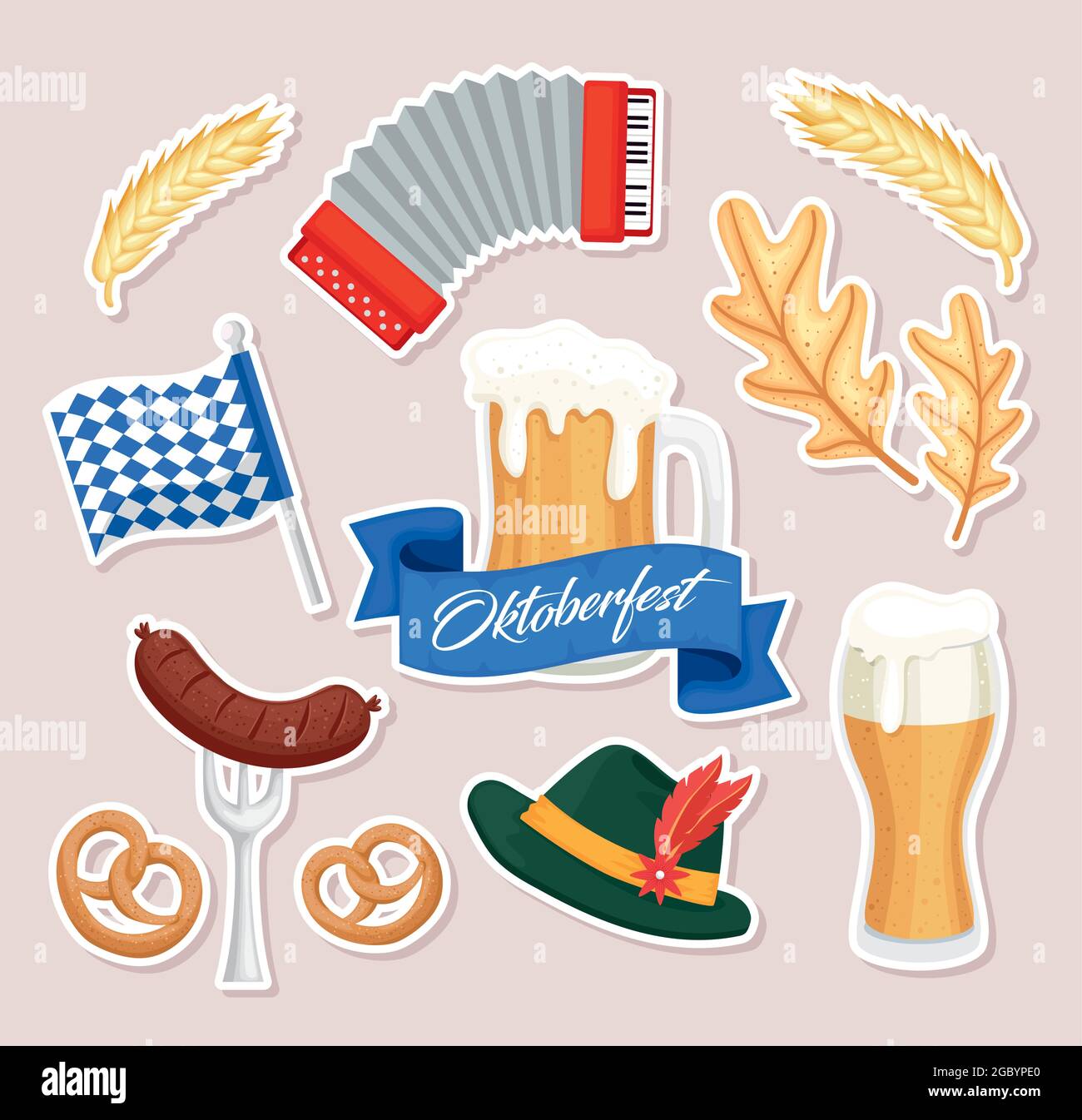 oktoberfest bundle icons Stock Vector Image & Art - Alamy