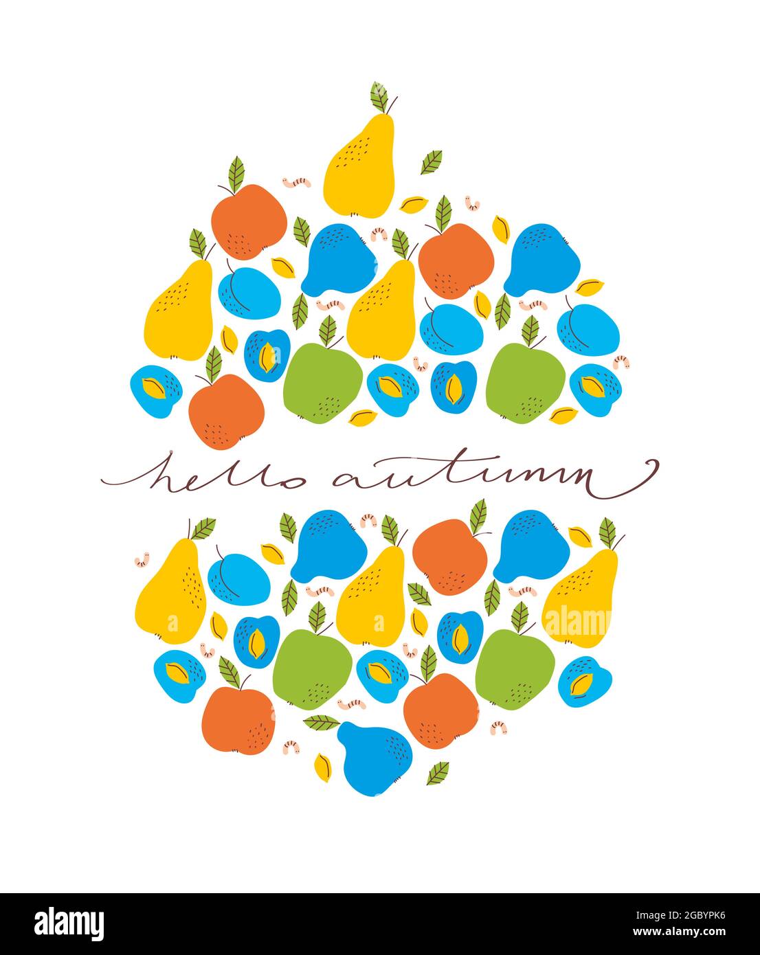 Print pears Cut Out Stock Images & Pictures - Alamy