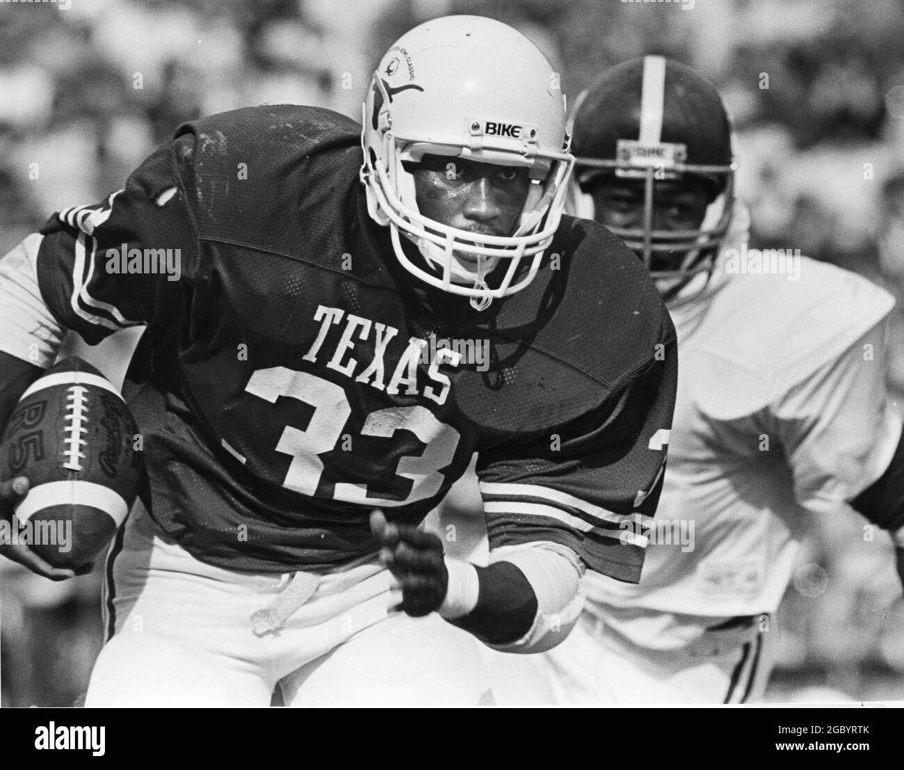 Austin Texas USA, circa 1984: University of Texas football player Edwin ...