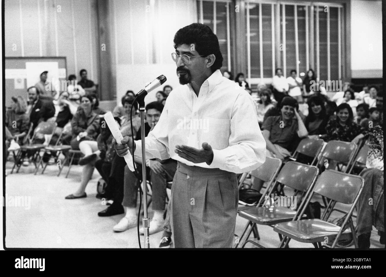Austin Texas USA, circa 1991: Hispanic community activist Paul ...