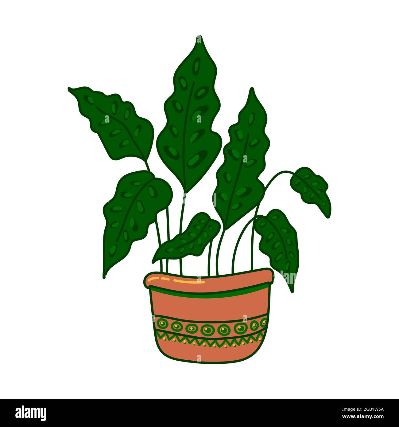 Garden design plan Stock Vector Images - Alamy