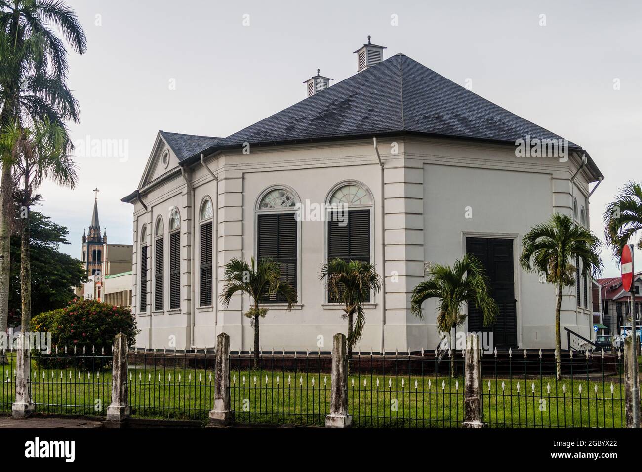 Centrumkerk church in Paramaribo, capital of Suriname Stock Photo - Alamy