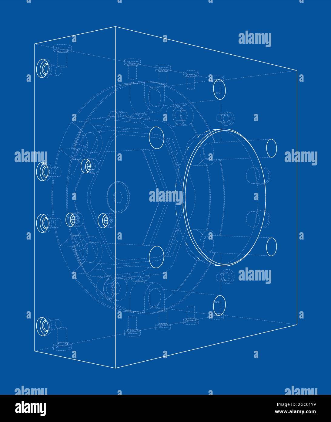 Abstract industry object concept. Vector Stock Vector Image & Art - Alamy