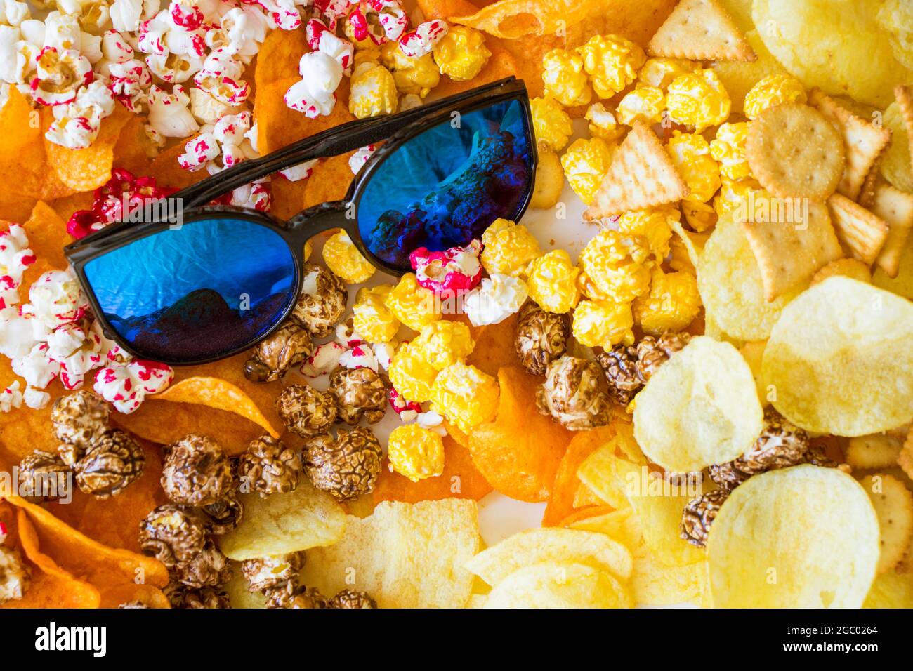 Salty sweet popcorn chips hi-res stock photography and images - Alamy