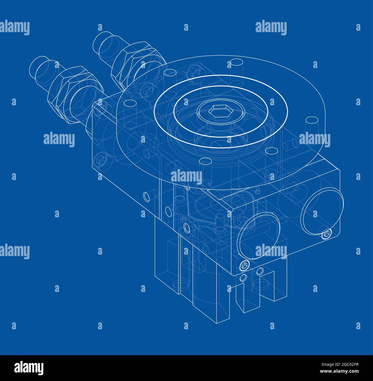 Abstract industry object concept. Vector Stock Vector Image & Art - Alamy