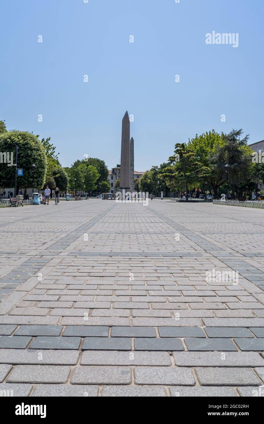 Obelisk of Theodosius is the Ancient Egyptian obelisk known today as At ...