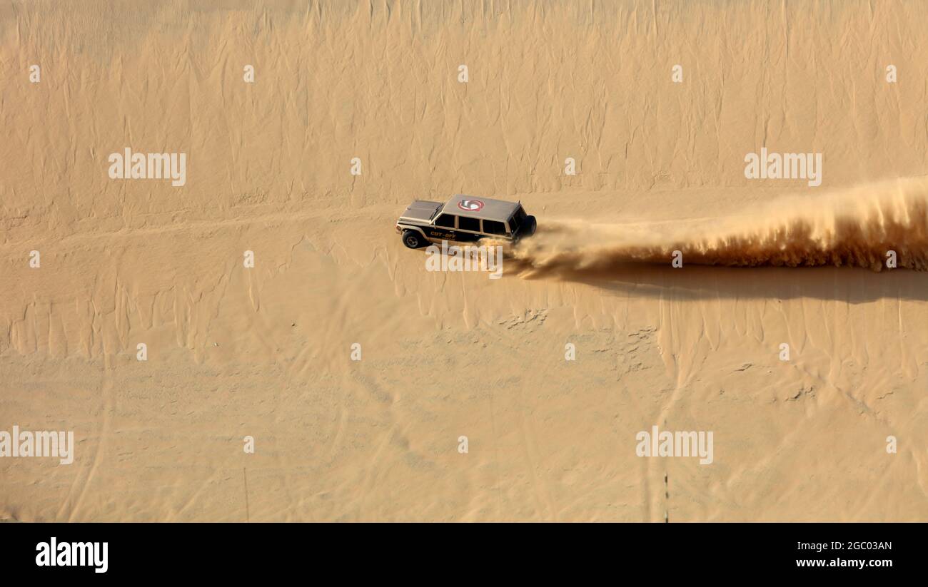 Desert safari at sealine beach mesaieed - QATAR Stock Photo - Alamy