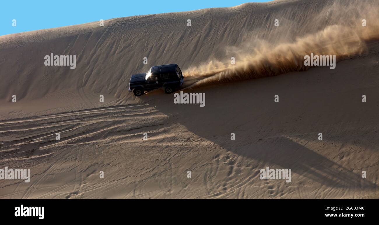 Desert safari at sealine beach mesaieed - QATAR Stock Photo - Alamy