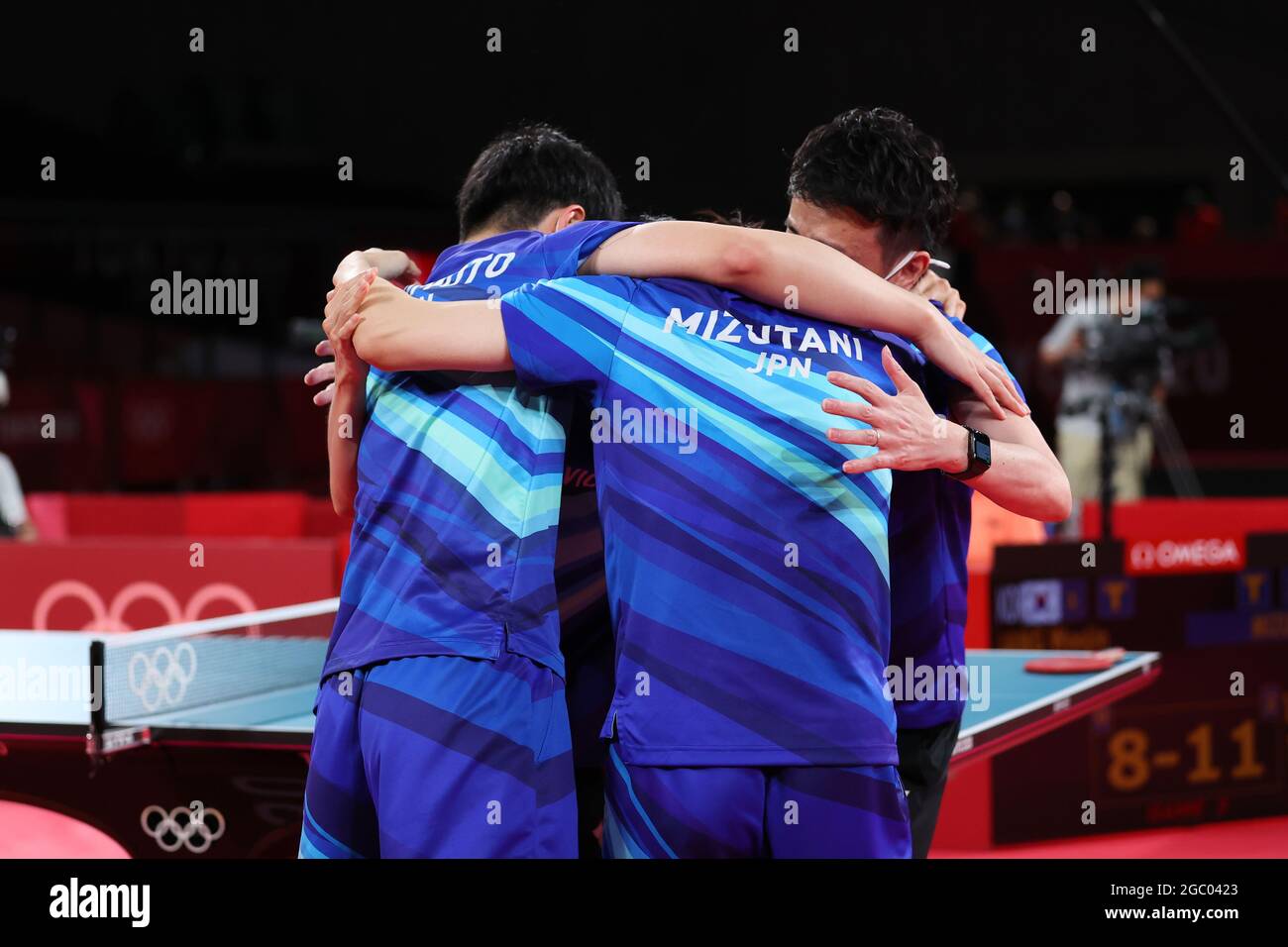 Japan team group (JPN), AUGUST 6, 2021 - Table Tennis : Men's Team 3rd ...