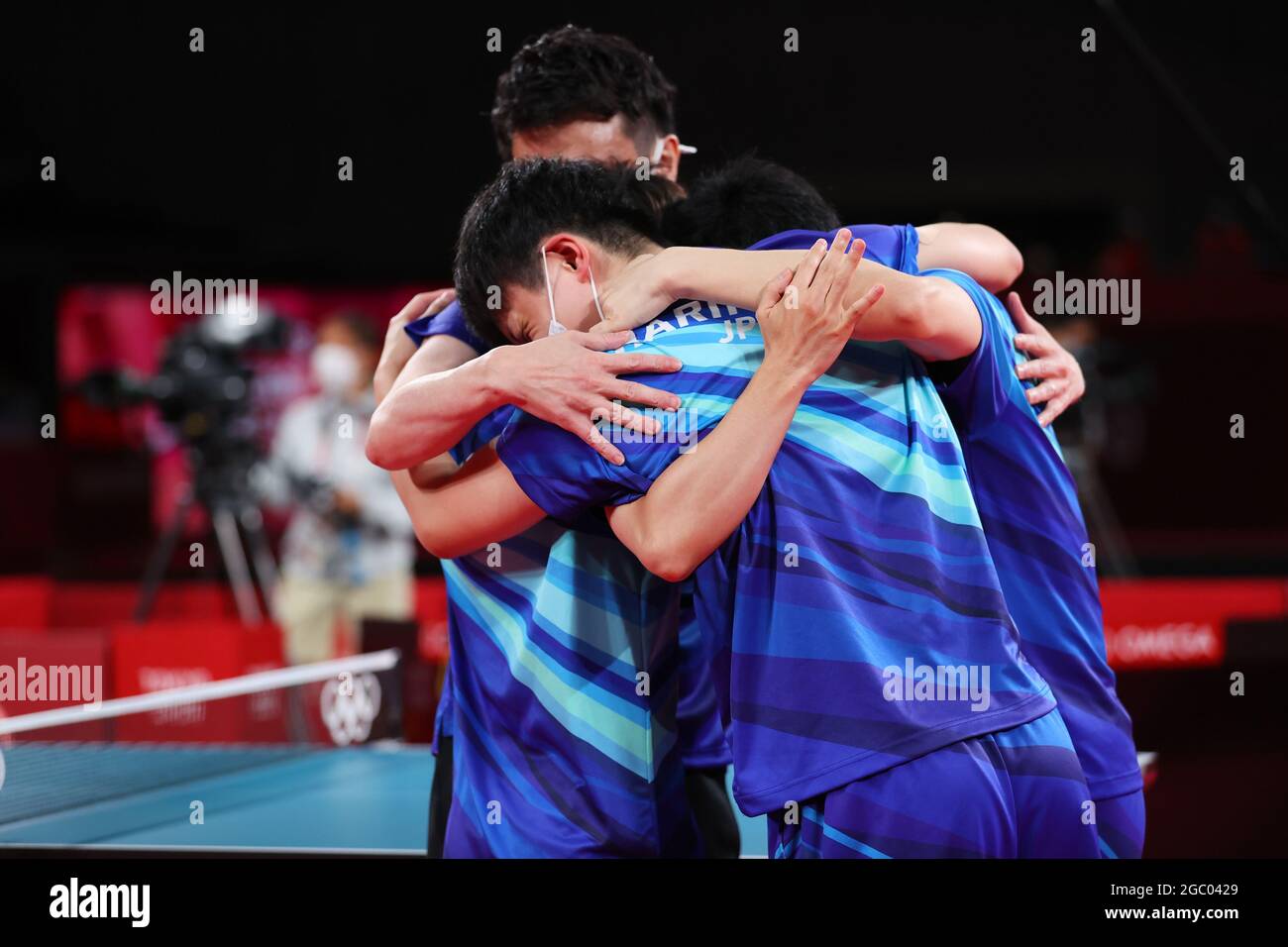 Japan team group (JPN), AUGUST 6, 2021 - Table Tennis : Men's Team 3rd ...