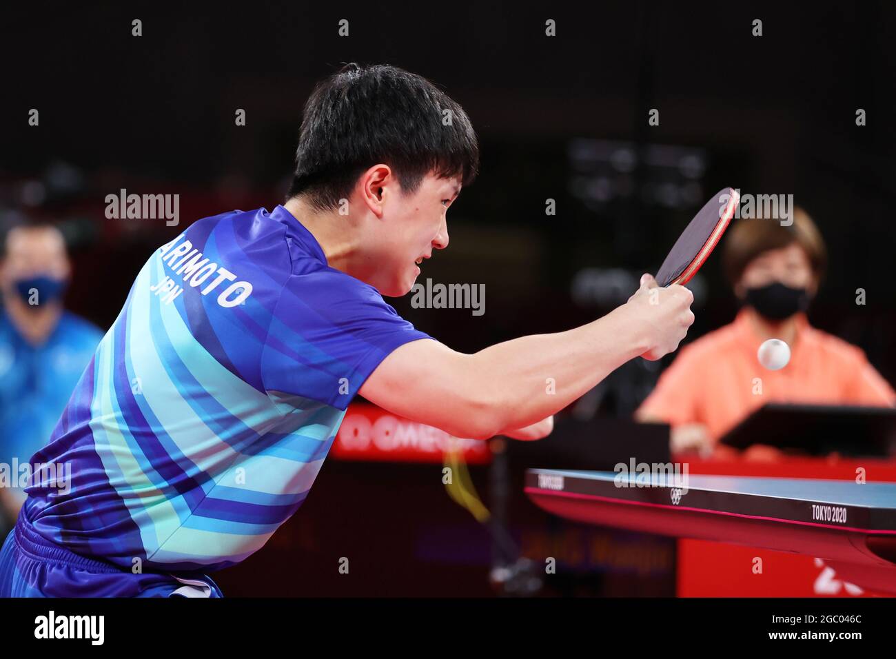 Tokyo, Japan. 6th Aug, 2021. Tomokazu Harimoto (JPN) Table Tennis : Men ...