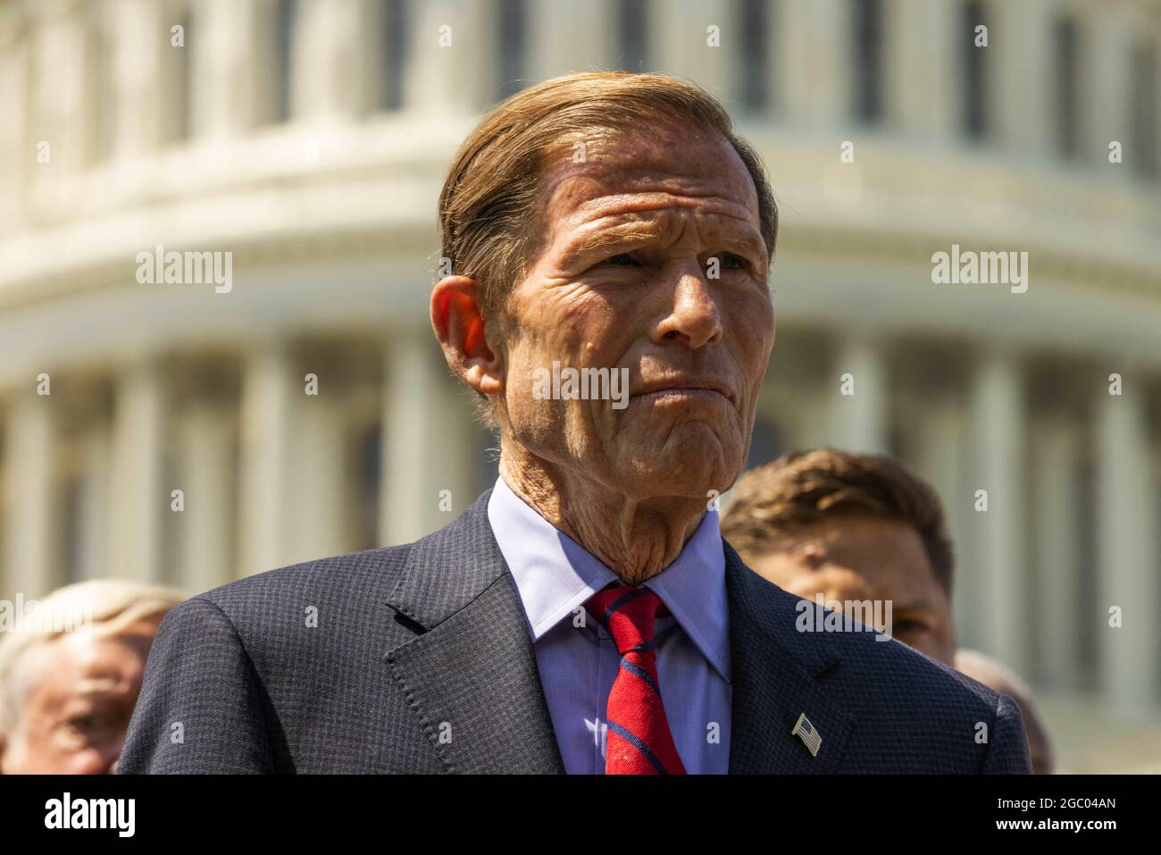United States Senator Richard Blumenthal (Democrat of Connecticut ...