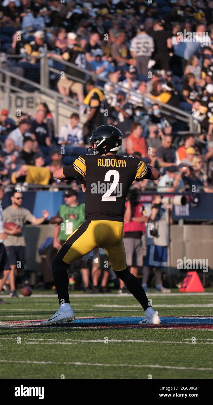 August 5th, 2021: #2 Mason Rudolph during the Pittsburgh Steelers vs ...