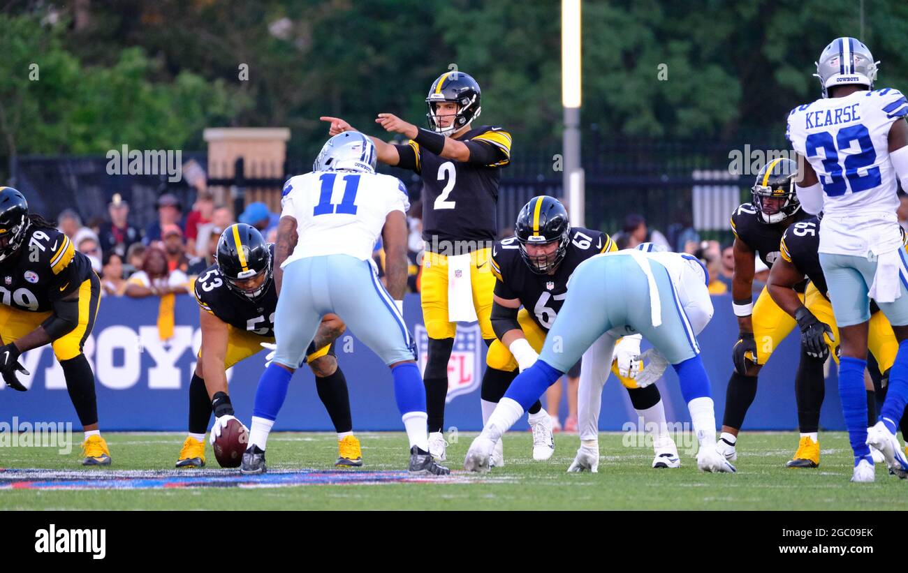 August 5th, 2021: #2 Mason Rudolph during the Pittsburgh Steelers vs ...