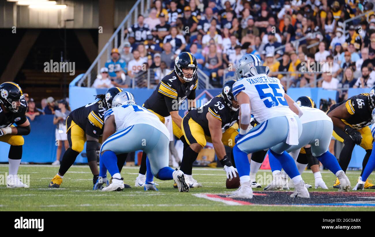 August 5th, 2021: #2 Mason Rudolph during the Pittsburgh Steelers vs ...