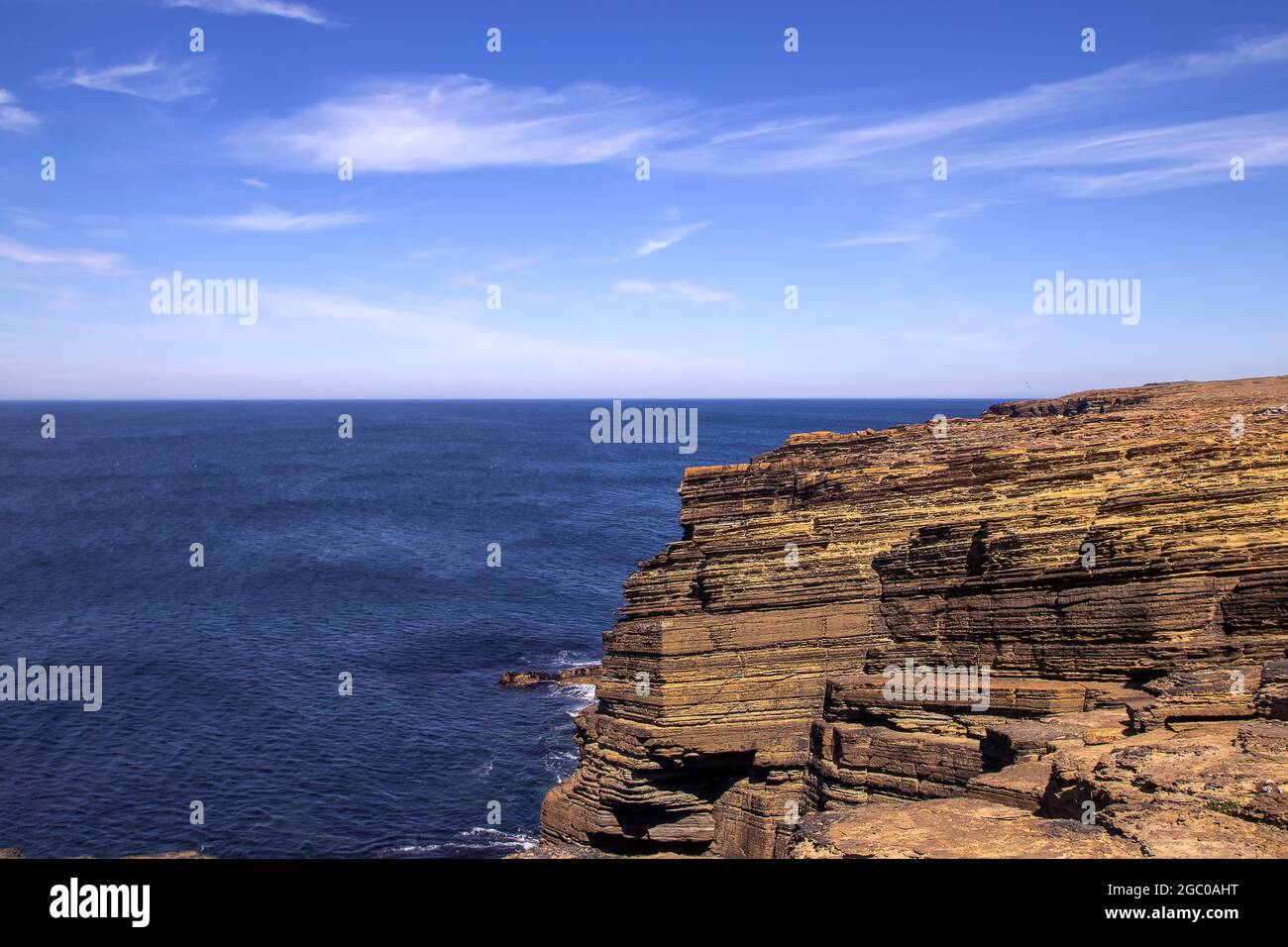 The cliffs at Yesnaby on Orkney in Scotland, UK Stock Photo - Alamy