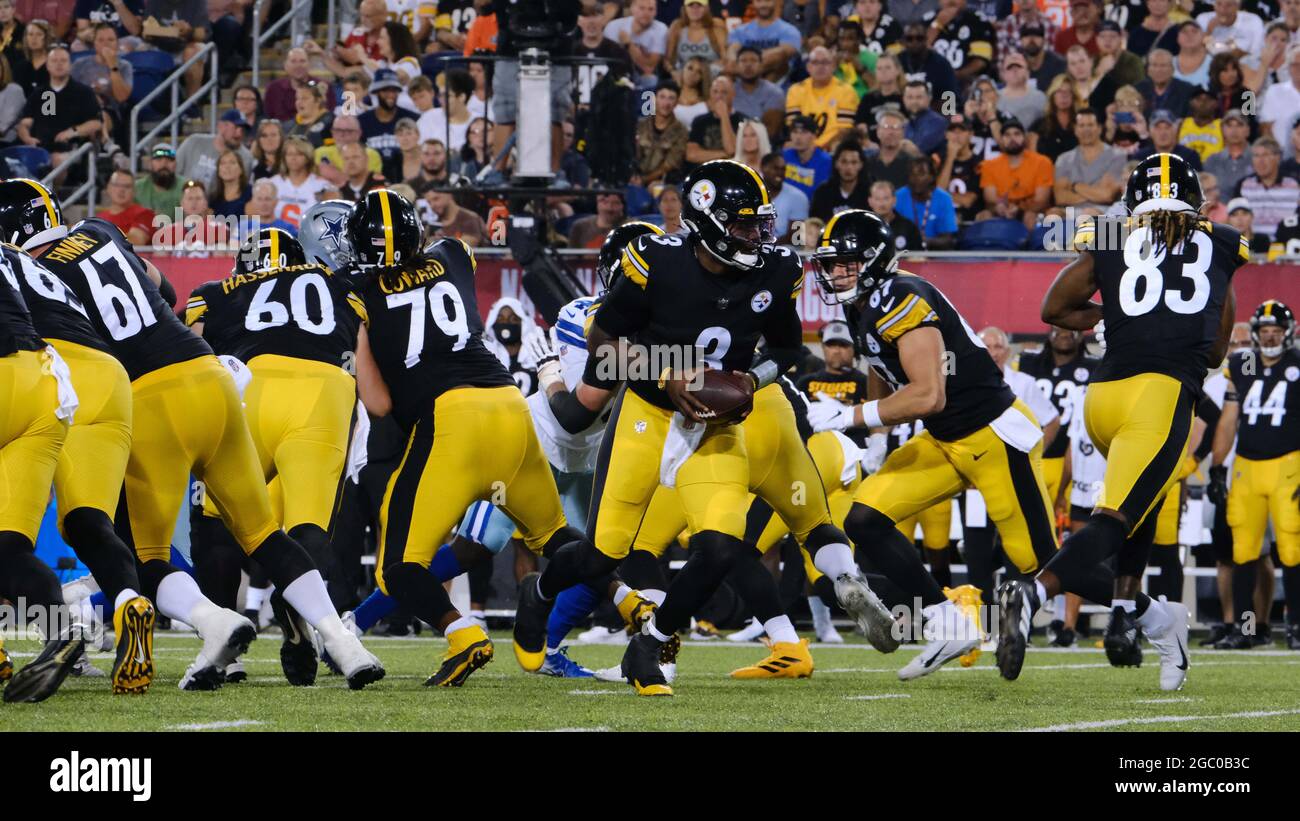 August 5th, 2021: #3 Dwayne Haskins during the Pittsburgh Steelers vs ...