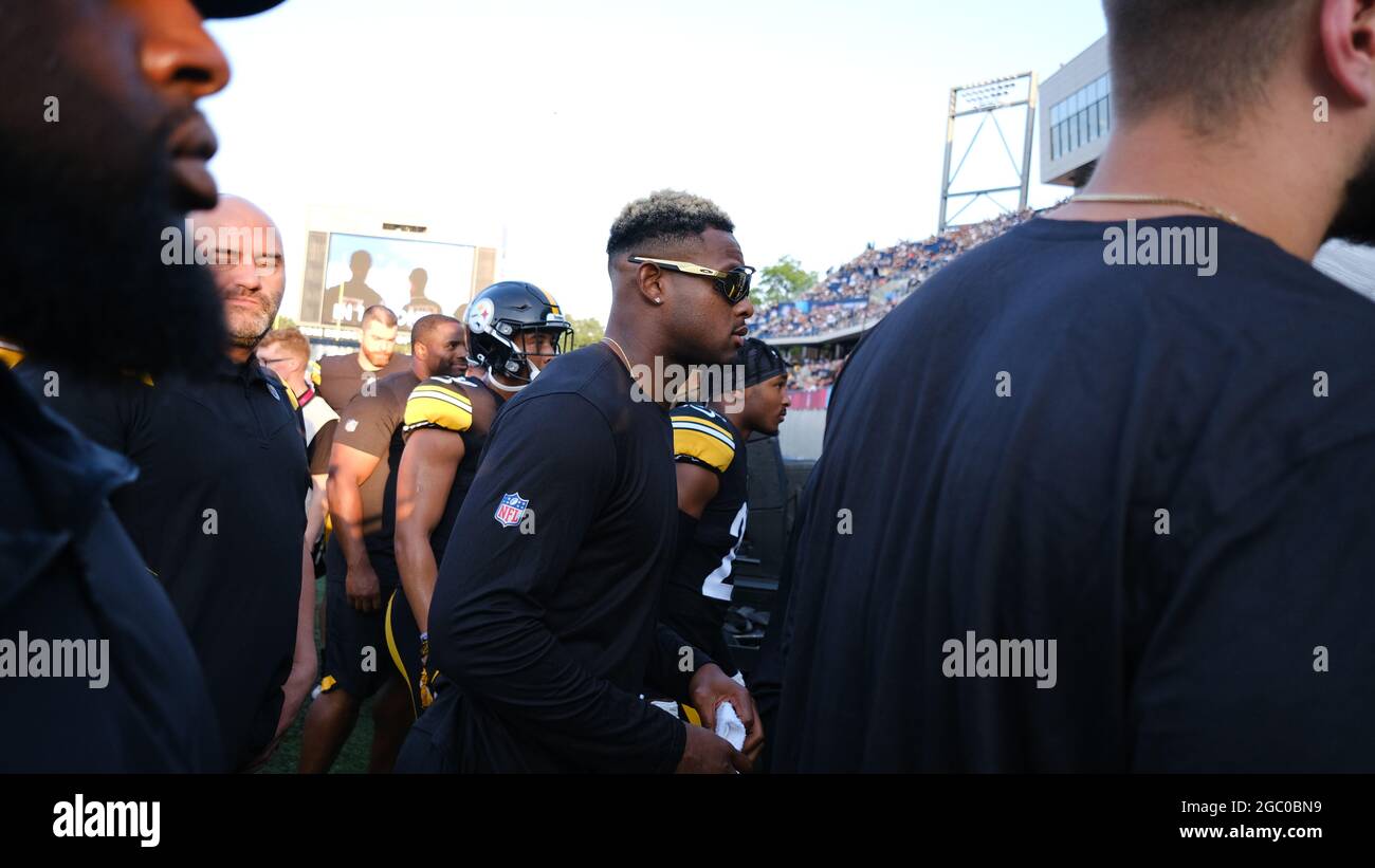 August 5th, 2021: #19 JuJu Smith-Schuster during the Pittsburgh ...