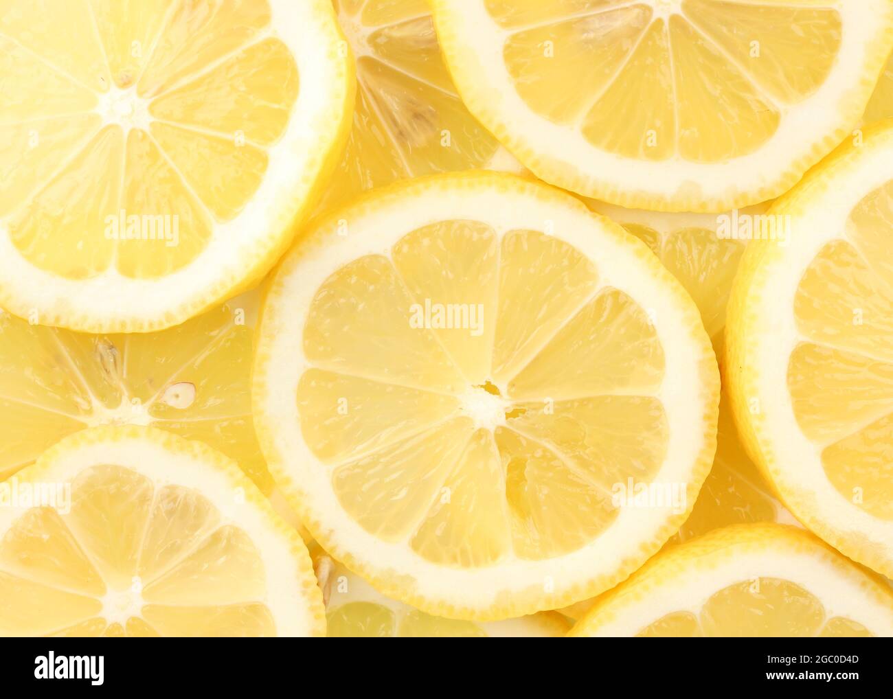 Lemon slices background Stock Photo - Alamy