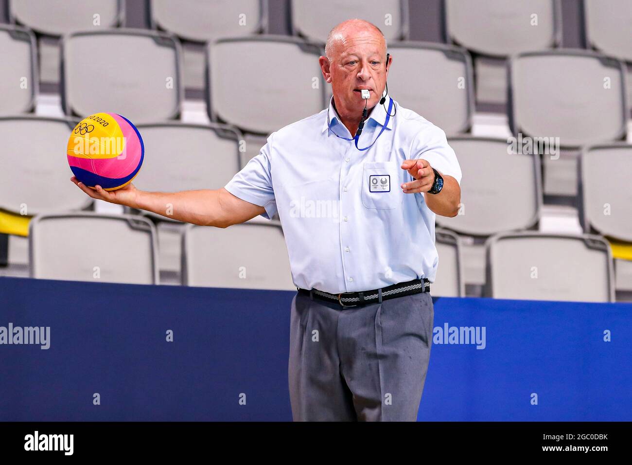 Tokyo, Japan. 06th Aug, 2021. TOKYO, JAPAN - AUGUST 6: referee Michael ...