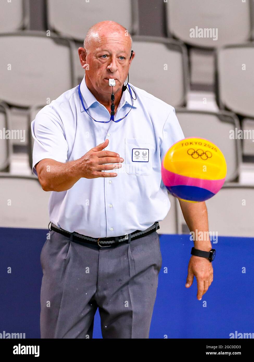 Tokyo, Japan. 06th Aug, 2021. TOKYO, JAPAN - AUGUST 6: referee Michael ...