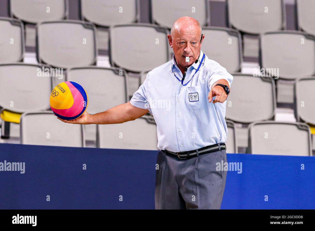 Tokyo, Japan. 06th Aug, 2021. TOKYO, JAPAN - AUGUST 6: referee Michael ...