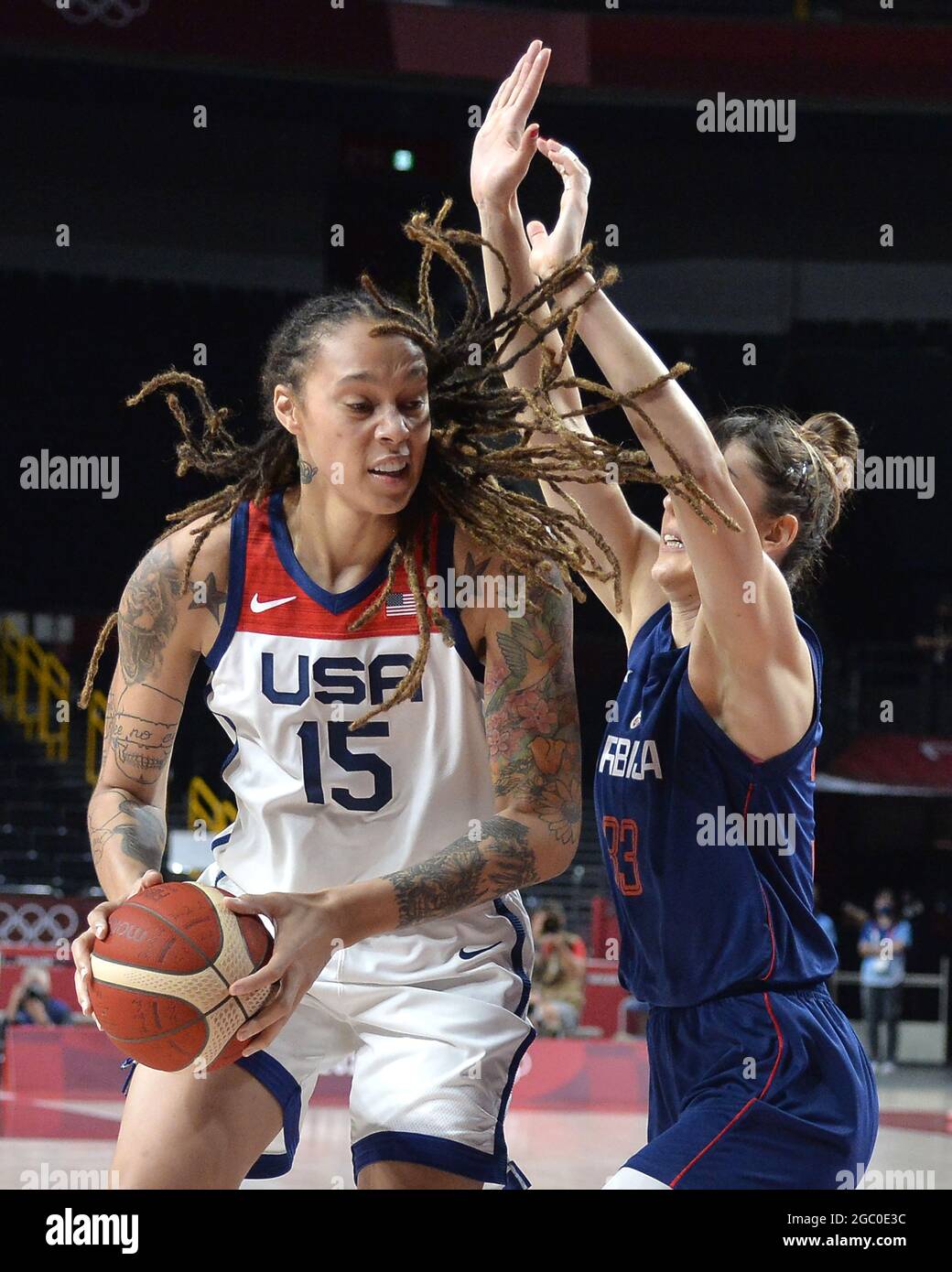 Brittney griner gold medal hi-res stock photography and images - Alamy