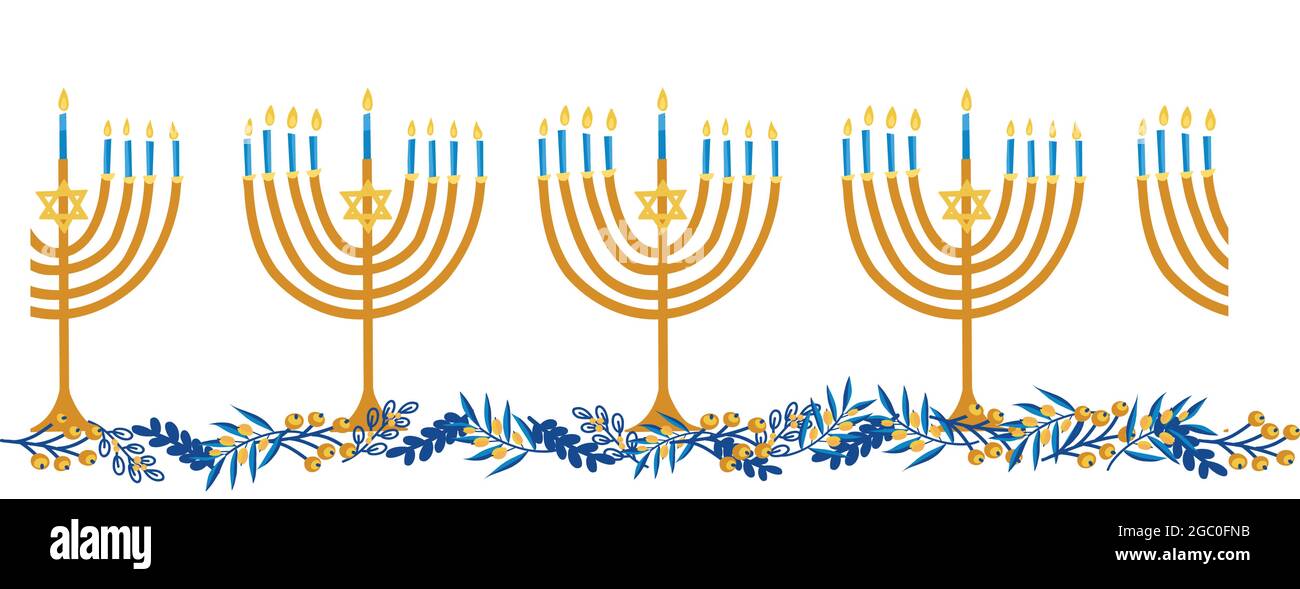 Hanukkah Border