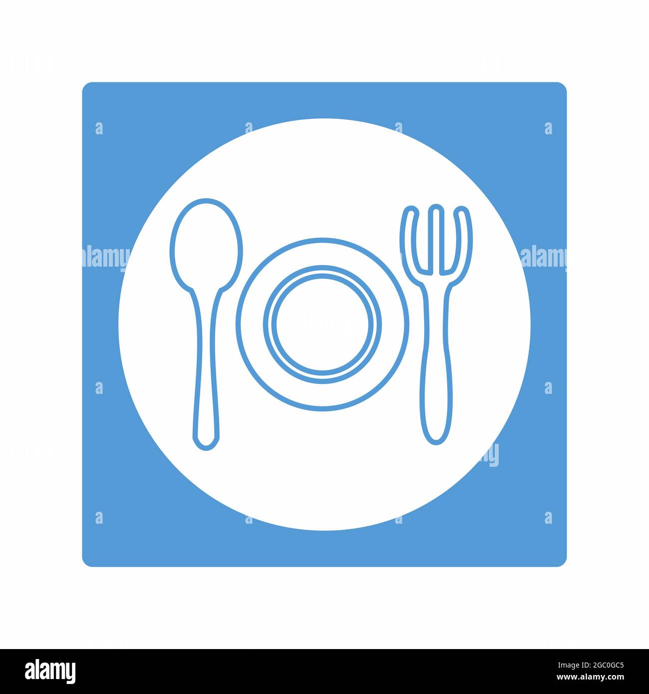 Vector Graphic of Dinner - White Moon Style - simple illustration ...
