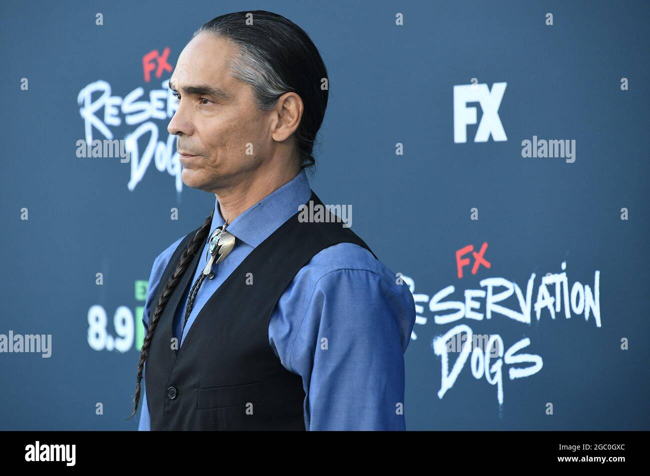 Los Angeles, USA. 05th Aug, 2021. Zahn McClarnon arrives at FX's ...