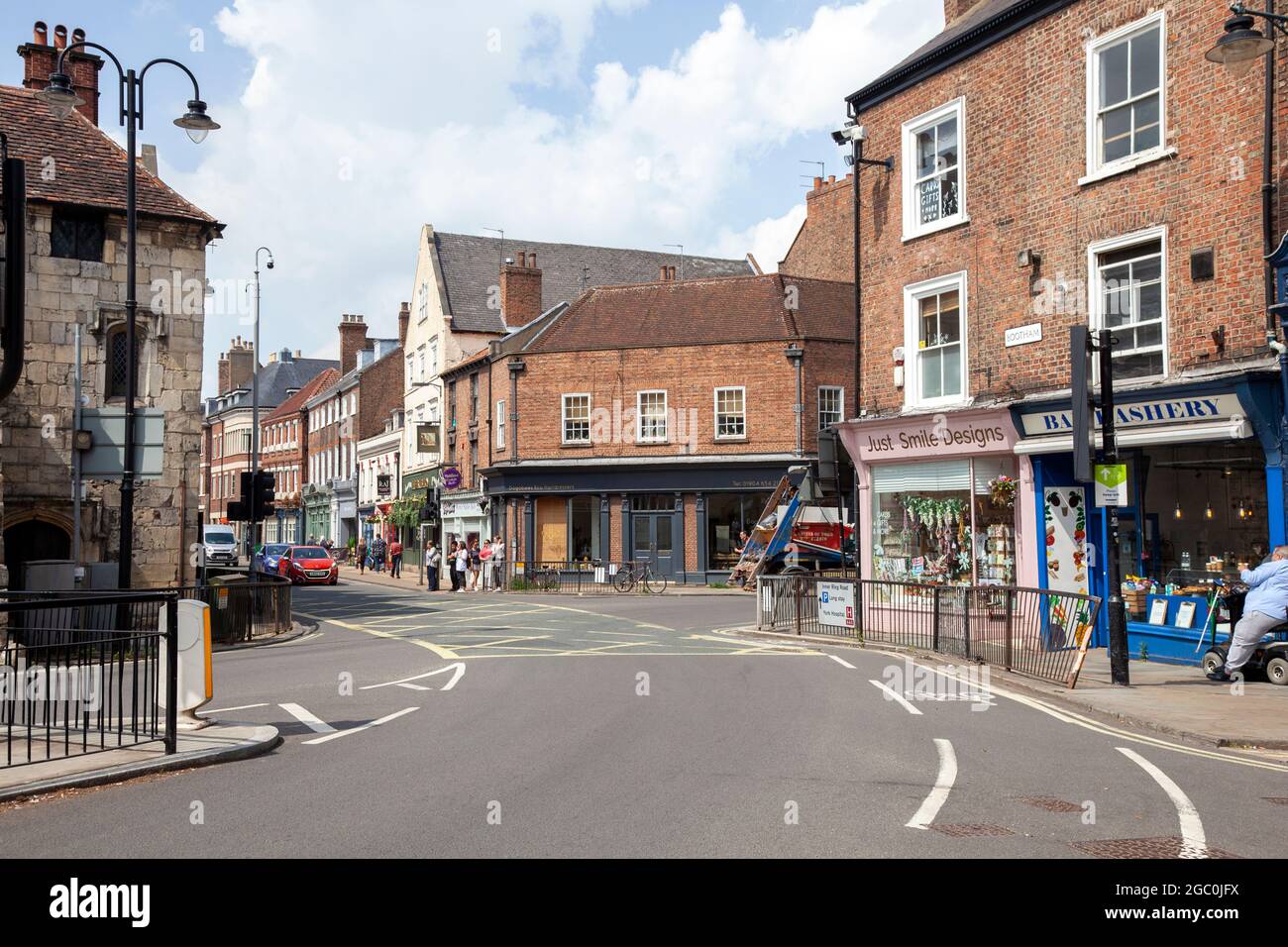 York Bootham Street Intersection , York UK Stock Photo - Alamy