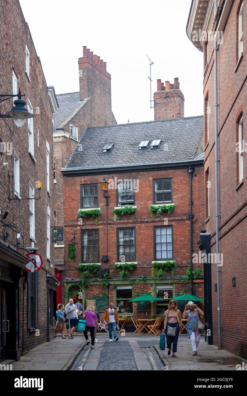 Grape Lane in YOrk, UK Stock Photo - Alamy