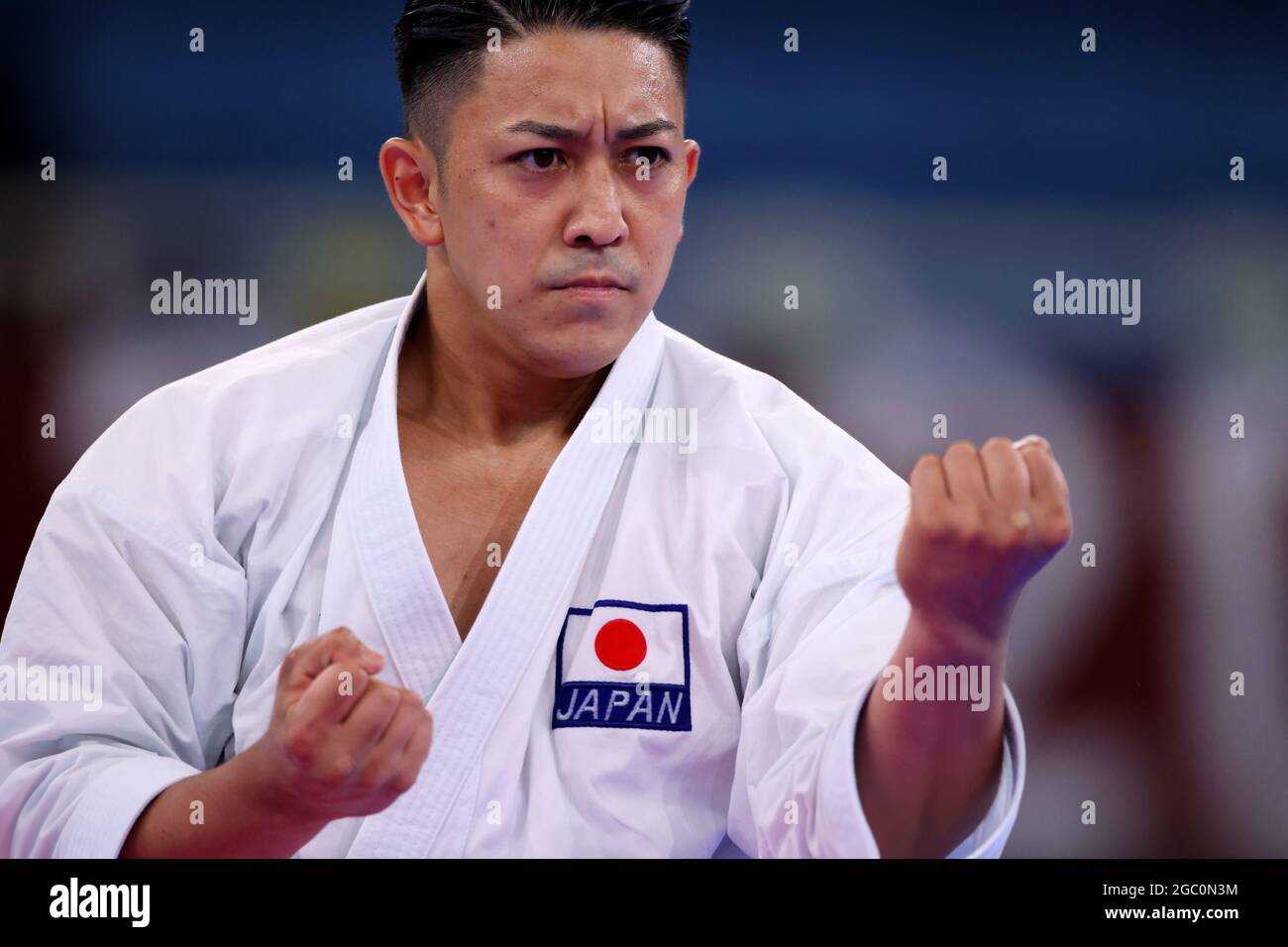 Tokyo, Japan. 6th Aug, 2021. Ryo Kiyuna (JPN) Karate : Men's Kata ...