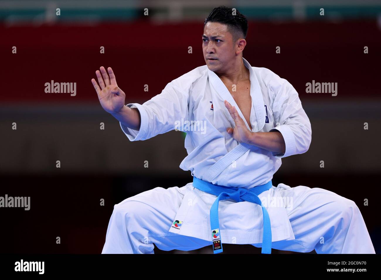 Tokyo, Japan. 6th Aug, 2021. Ryo Kiyuna (JPN) Karate : Men's Kata ...