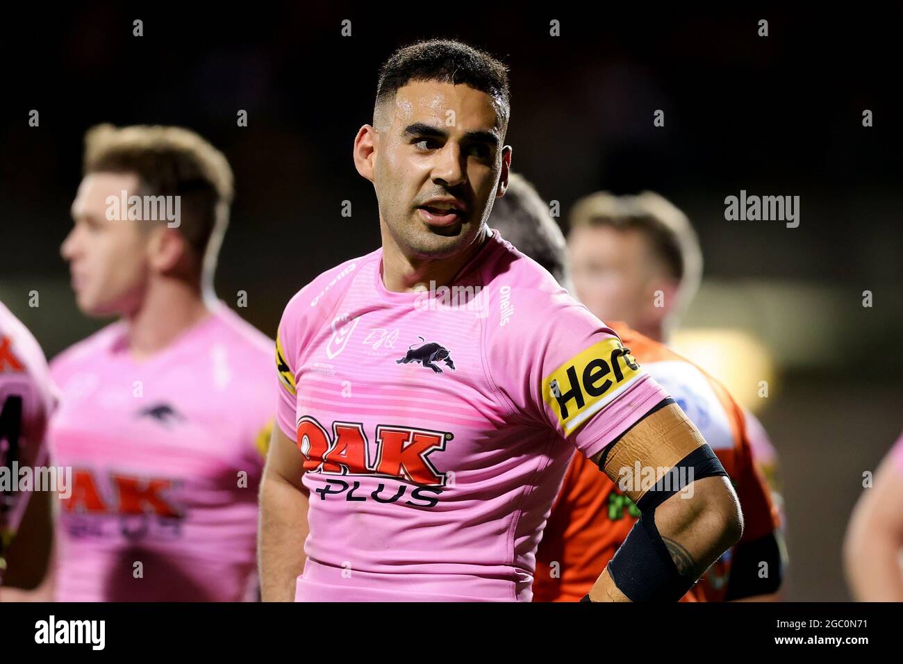 Tyrone May of the Panthers looks on Credit: Pete Dovgan/Speed Media ...