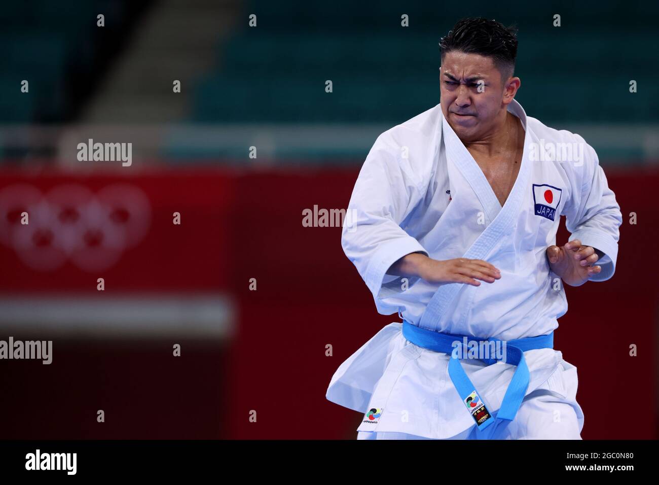 Tokyo, Japan. 6th Aug, 2021. Ryo Kiyuna (JPN) Karate : Men's Kata ...