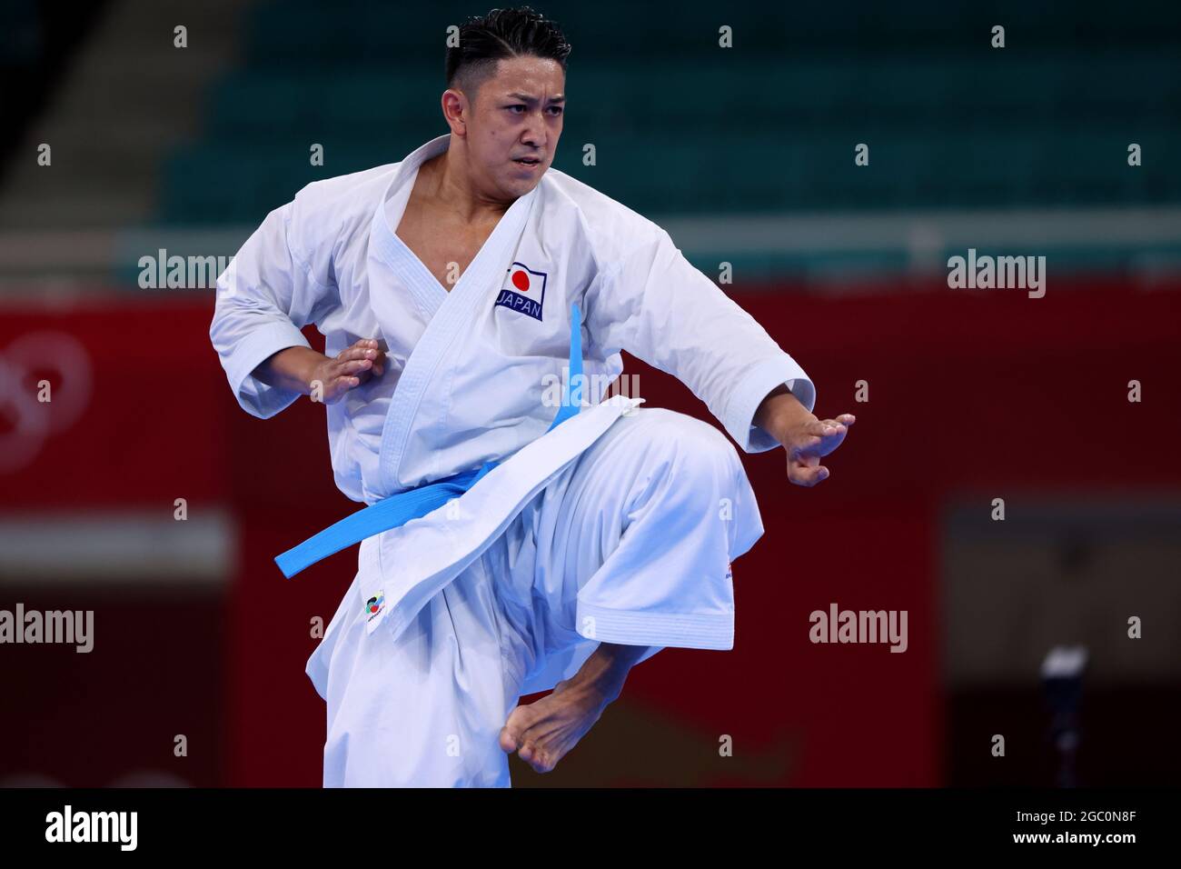 Tokyo, Japan. 6th Aug, 2021. Ryo Kiyuna (JPN) Karate : Men's Kata ...