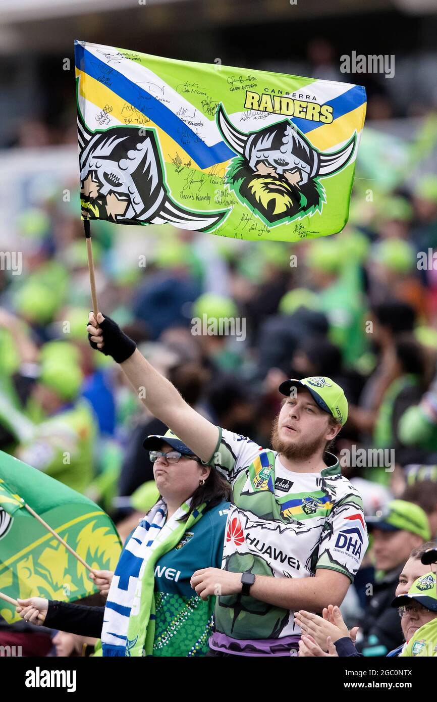 Canberra raiders flag hi-res stock photography and images - Alamy