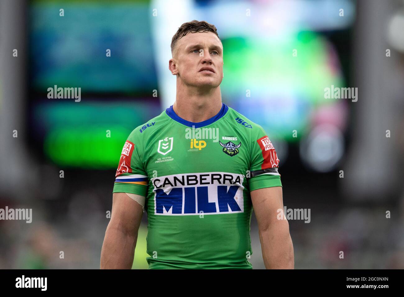 CANBERRA, AUSTRALIA - MARCH 14: Jack Wighton of the Raiders looks on ...