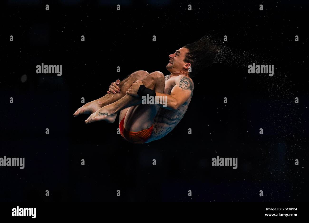 Matthieu Rosset of France during the Men's 10m Platform Preliminary at ...