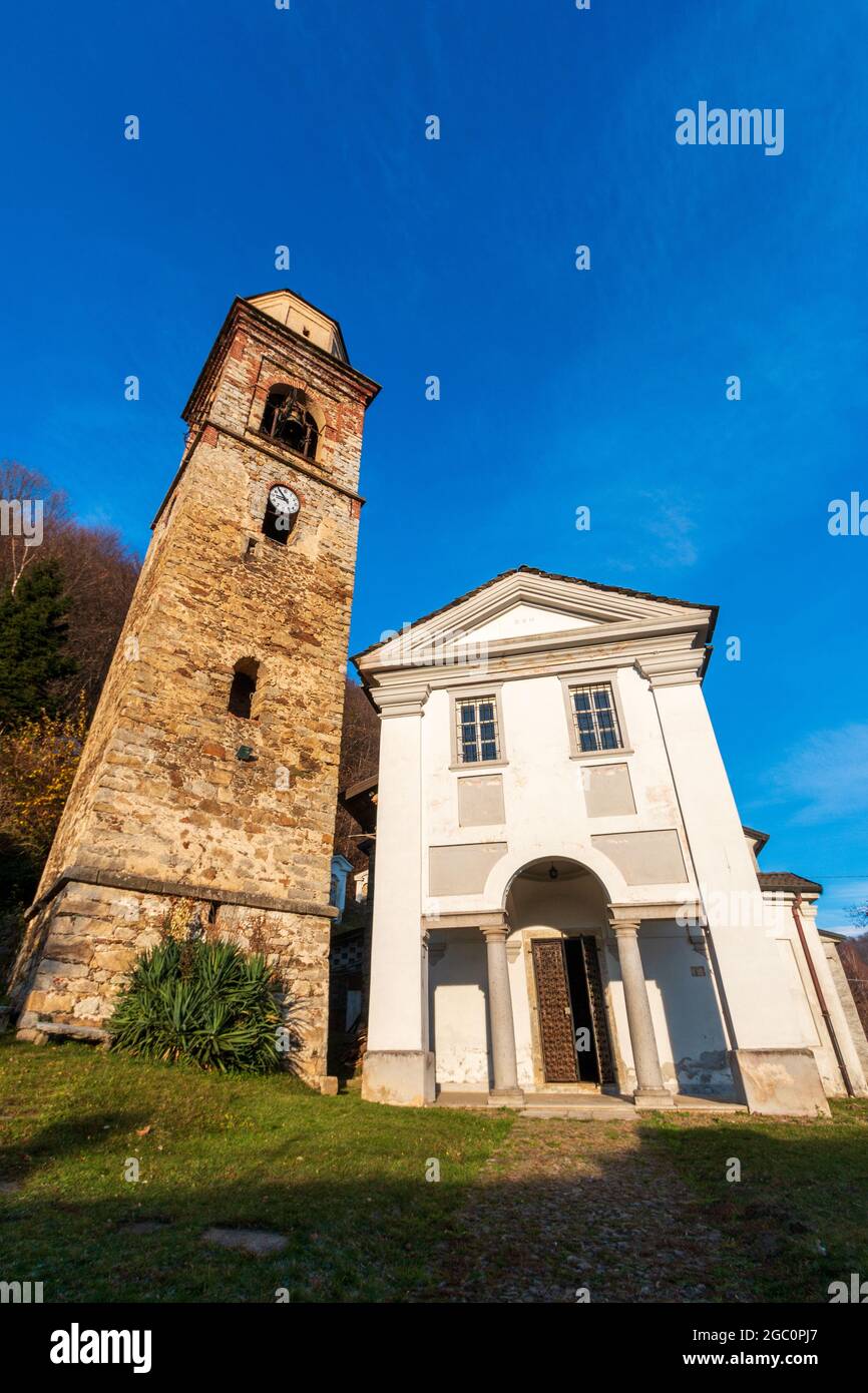 Cellio con Breia, Vercelli, Italy - Exterior view of the Church of San ...