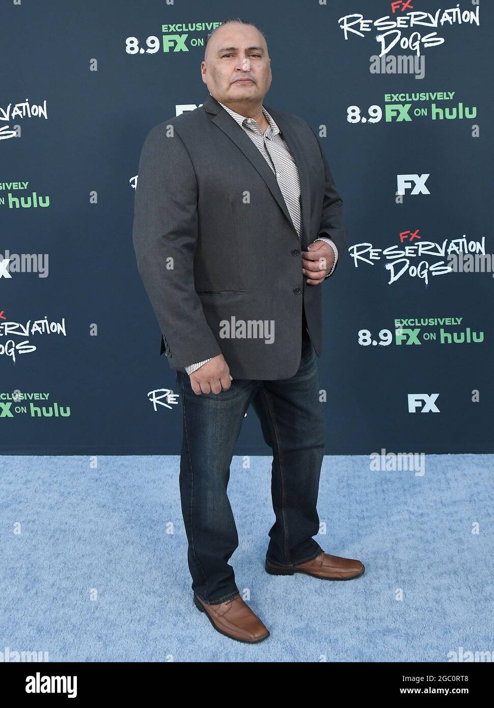 Los Angeles, USA. 05th Aug, 2021. Jon Proudstar arrives at FX's ...