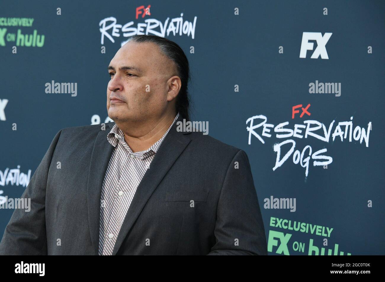 Los Angeles, USA. 05th Aug, 2021. Jon Proudstar arrives at FX's ...