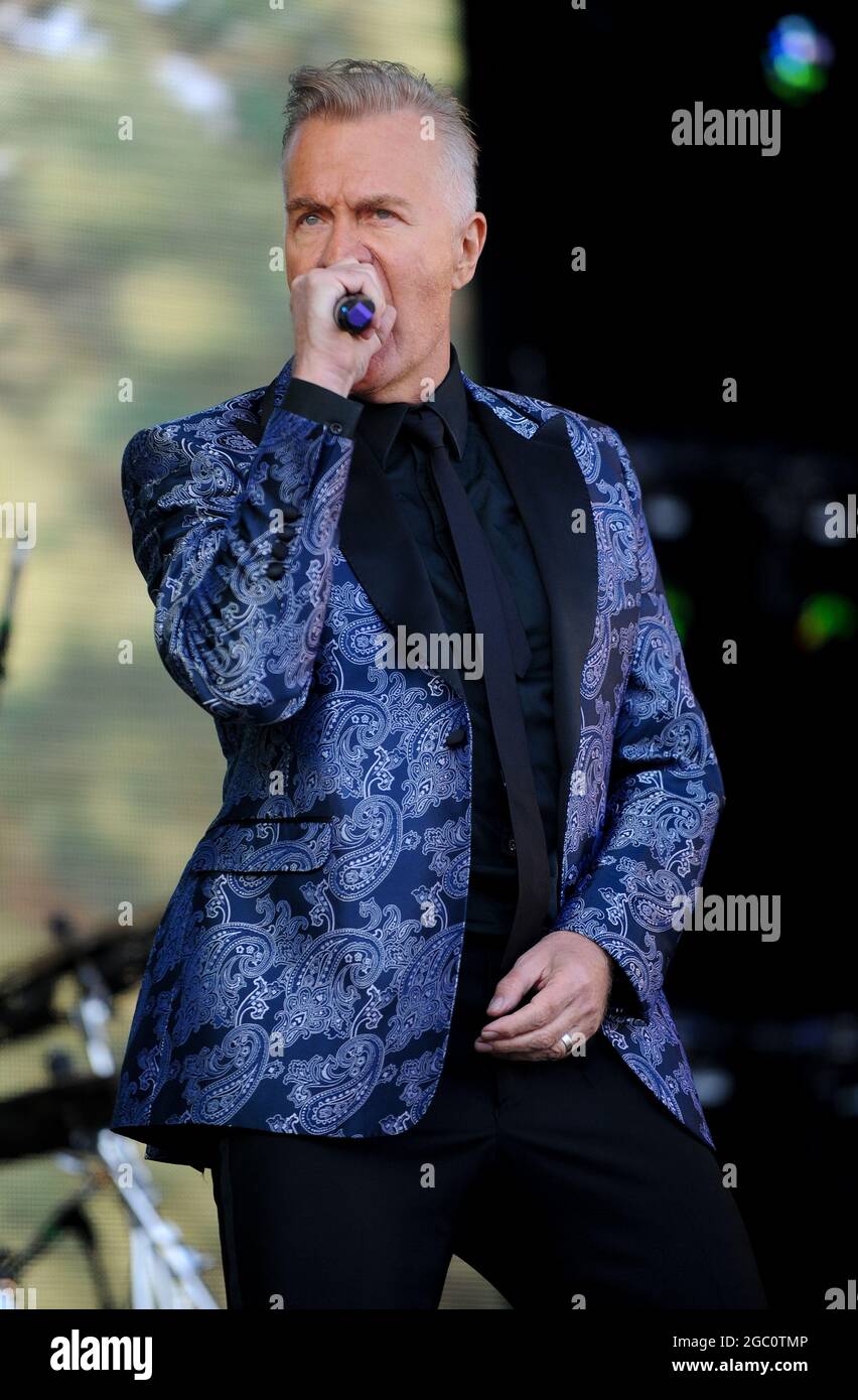 ABC Performing live at Lets Rock Leeds 80s Festival Stock Photo - Alamy